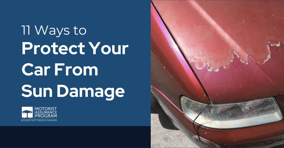 11 Ways to Protect Your Car From Sun Damage - Motorist Assurance Program
