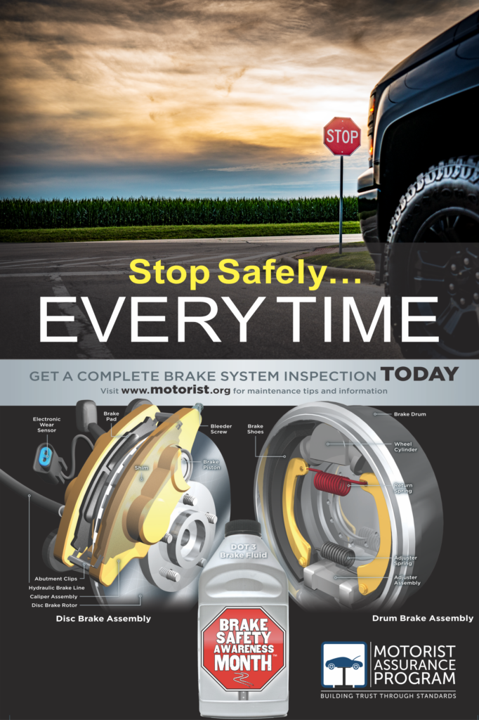 August is Brake Safety Awareness Month
