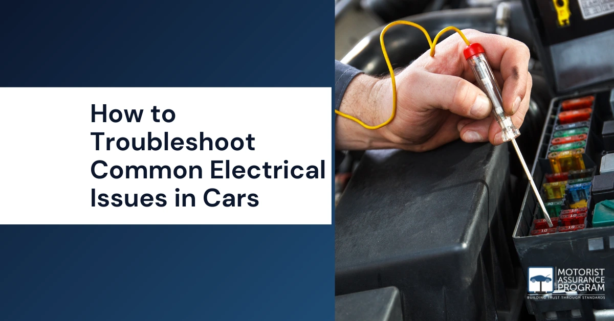 How to Troubleshoot Common Electrical Issues in Cars - Motorist ...